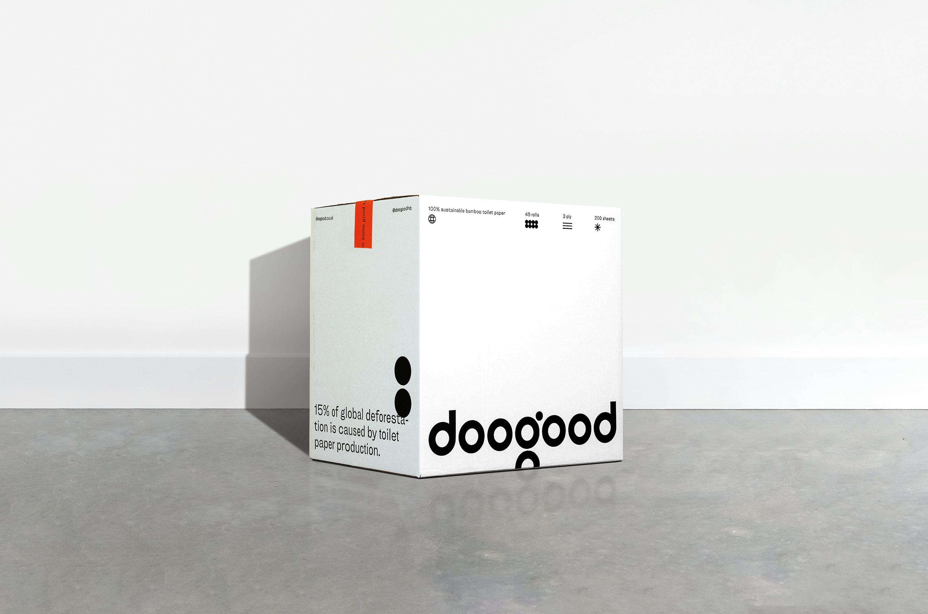 Buy Eco Friendly Toilet Paper UK – 48 Rolls | DooGood