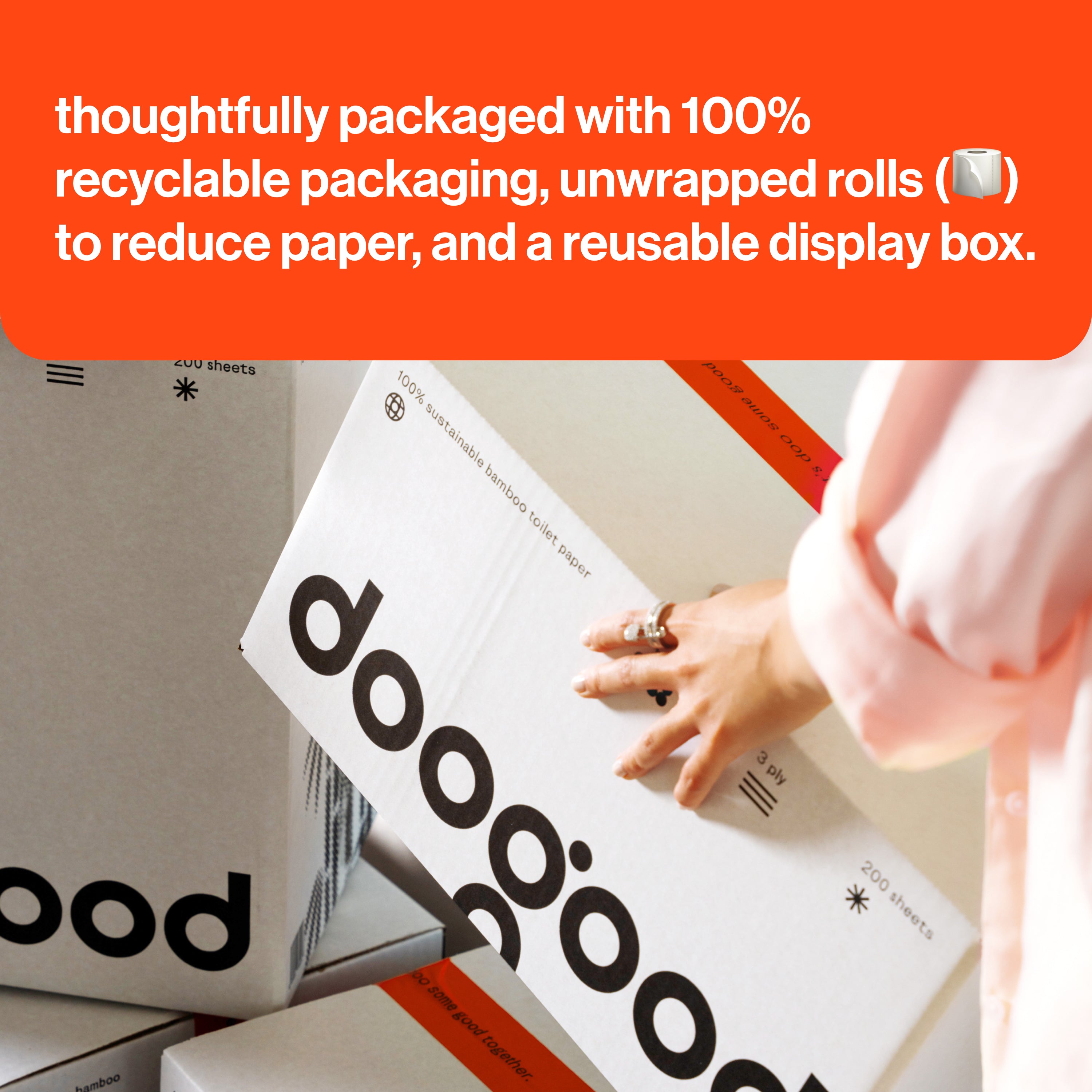 bamboo toilet paper ♻️ - (🧻) × 8 roll holder box – DooGood bamboo toilet paper ♻️ - (🧻) × 8 roll holder box – DooGood